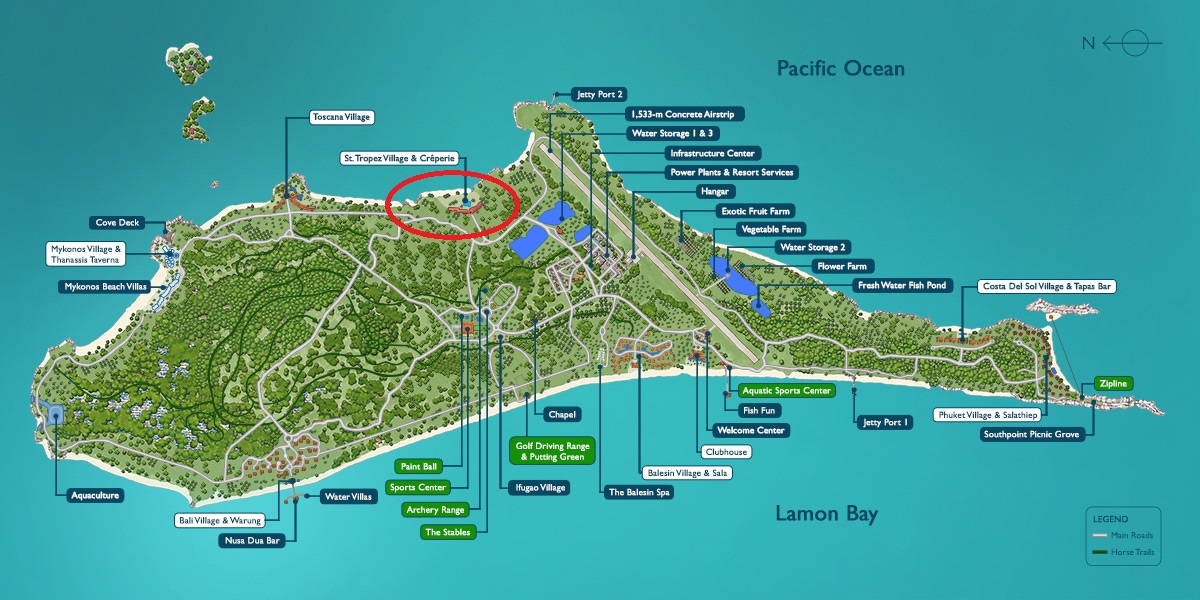 Balesin Island Club: St. Tropez Village (Photos) ~ Cheftonio's Blog