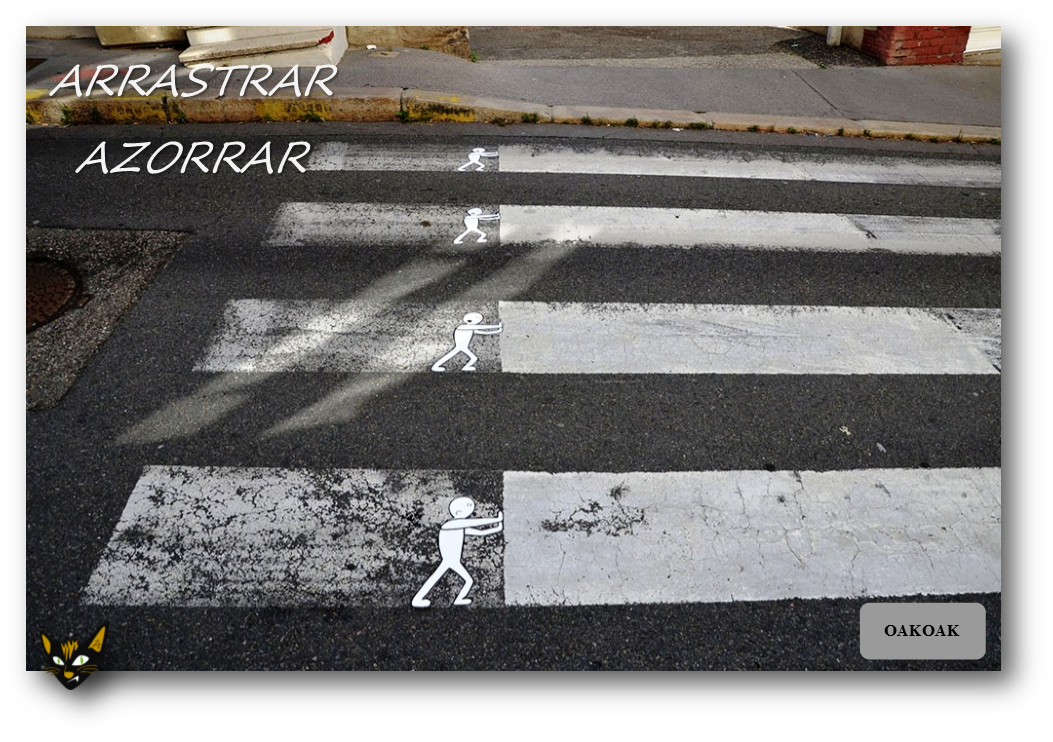 Zarampagalegando: Dicionario visual. Arrastrar