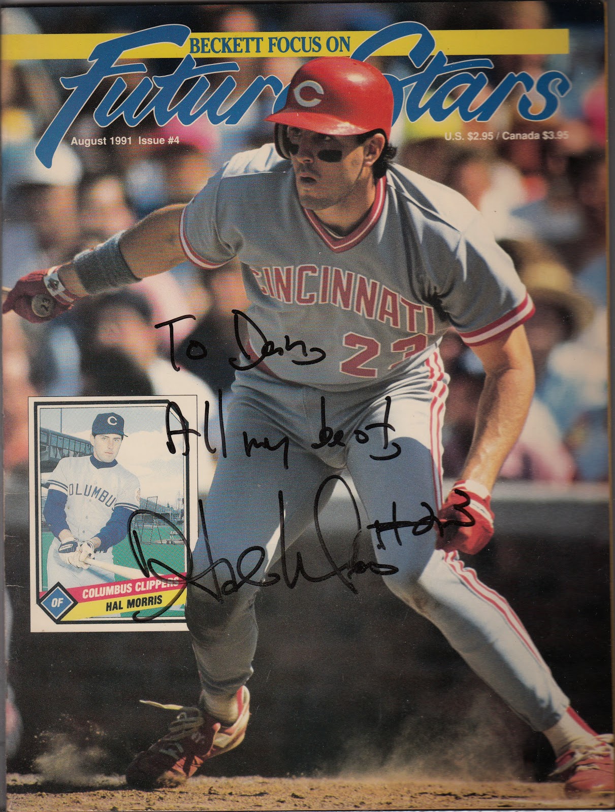 Daily Autograph: Hal Morris