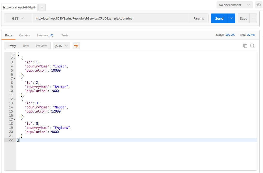 Spring Restful Web Services Crud Example Java2blog