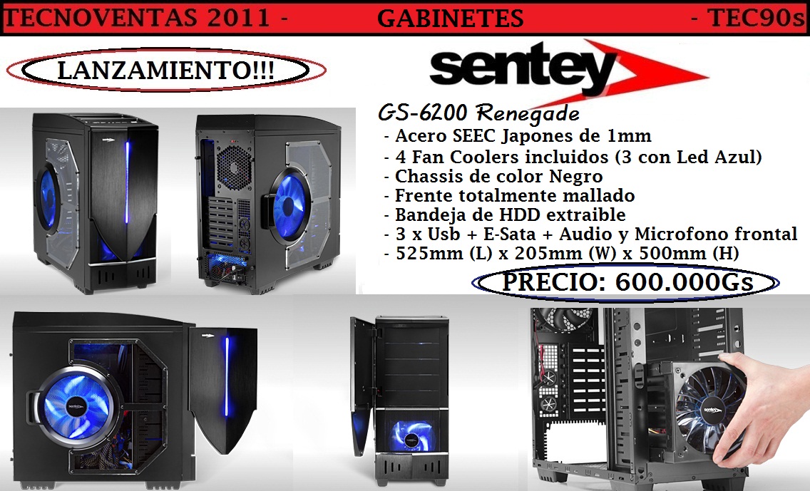 Guillermo Tecnoventas: Sentey Gs-6200 Renegade