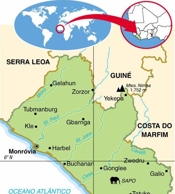 Libéria | Aspectos Geográficos e Socioeconômicos da Libéria ...