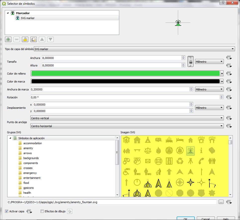Cartografía Digital: Añadir símbolos SVG a QGIS.