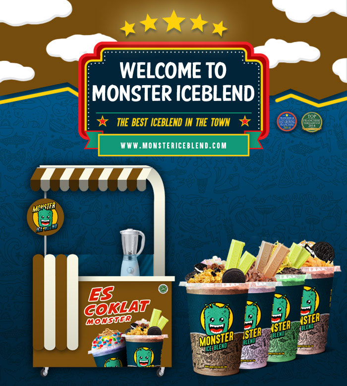 Monster Ice Blend: Franchise Minuman Coklat Murah