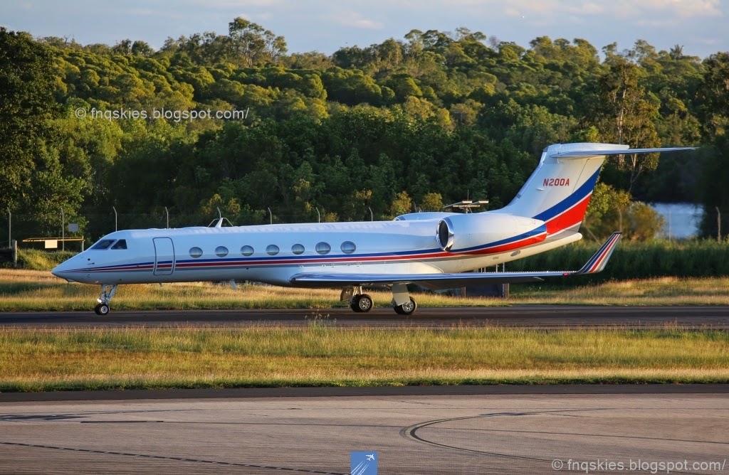Far North Queensland Skies: Mobil Corp Gulfstream V N200A