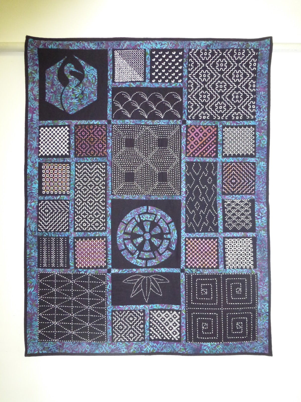 sashiko and other stitching: 2016 - 2017 Edinburgh Patchwork Sashiko ...