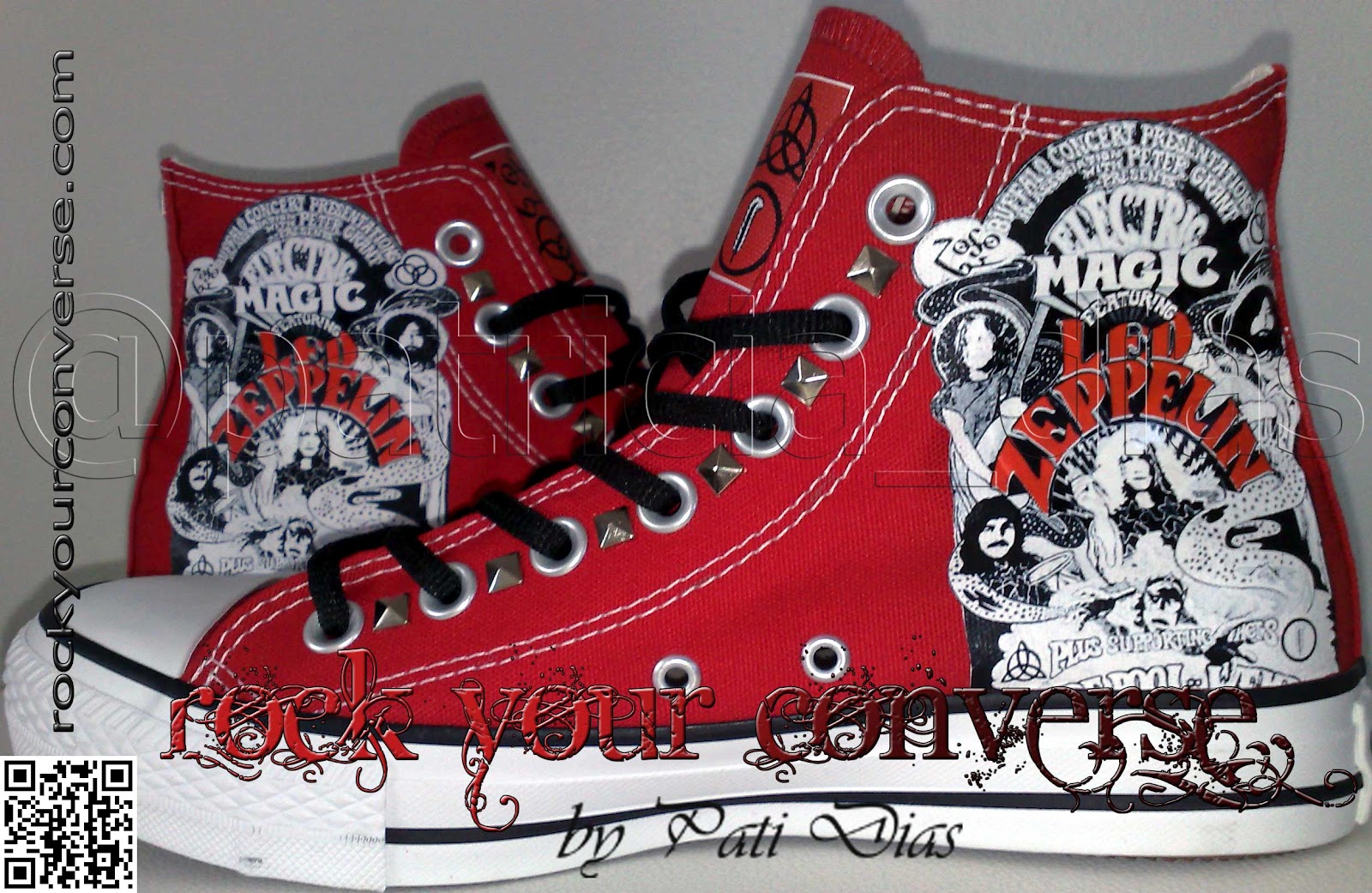 Converse All Star Customizado - Rock Your Converse!: O rock clássico do ...