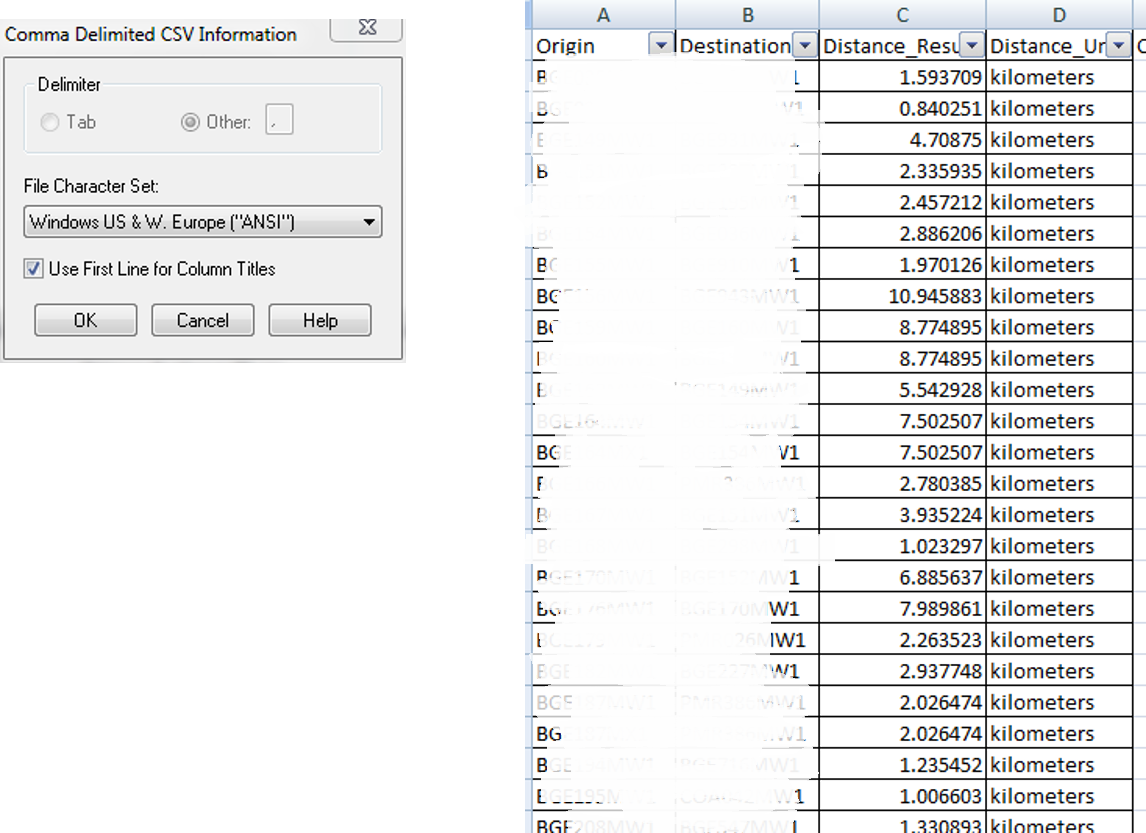 How to Calculate distance between sites based on Mentum Planet or ...