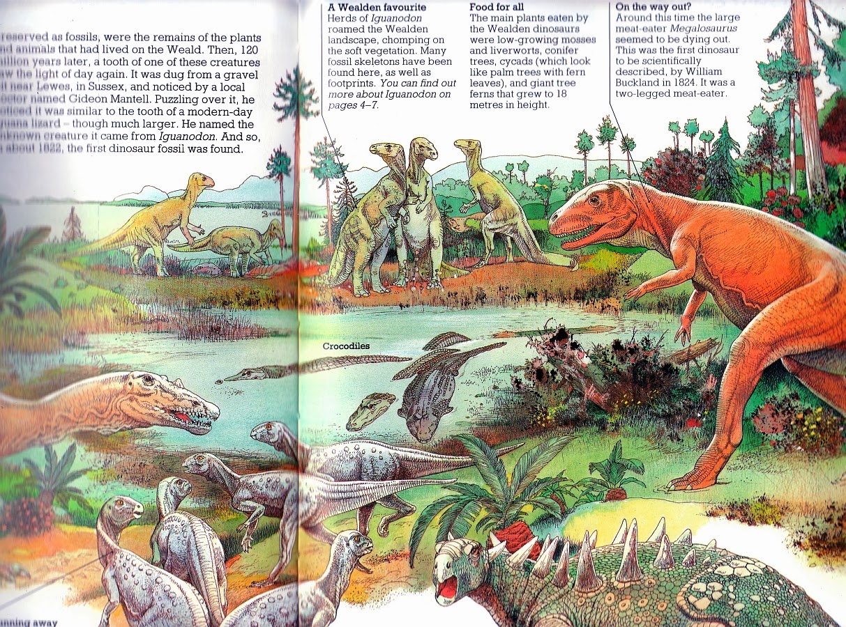Love in the Time of Chasmosaurs: Vintage Dinosaur Art: Dinosaurs and ...
