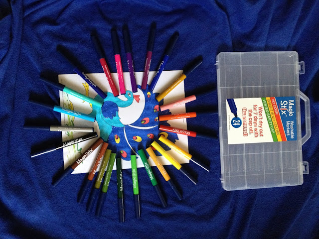 Puddle Jumping: Homeschool Review Crew - Magic Stix Washable Markers