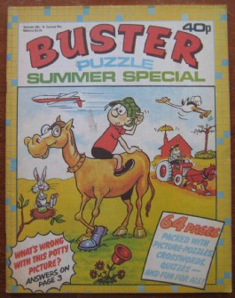 Boys Adventure Comics: UPDATED: Buster Puzzle Books - incomplete ...