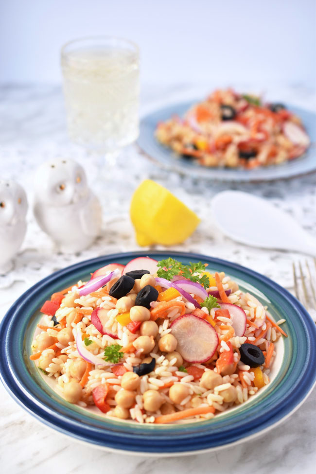 Woman in Real Life: Simple Summer Rice Salad (vegan, gluten-free)