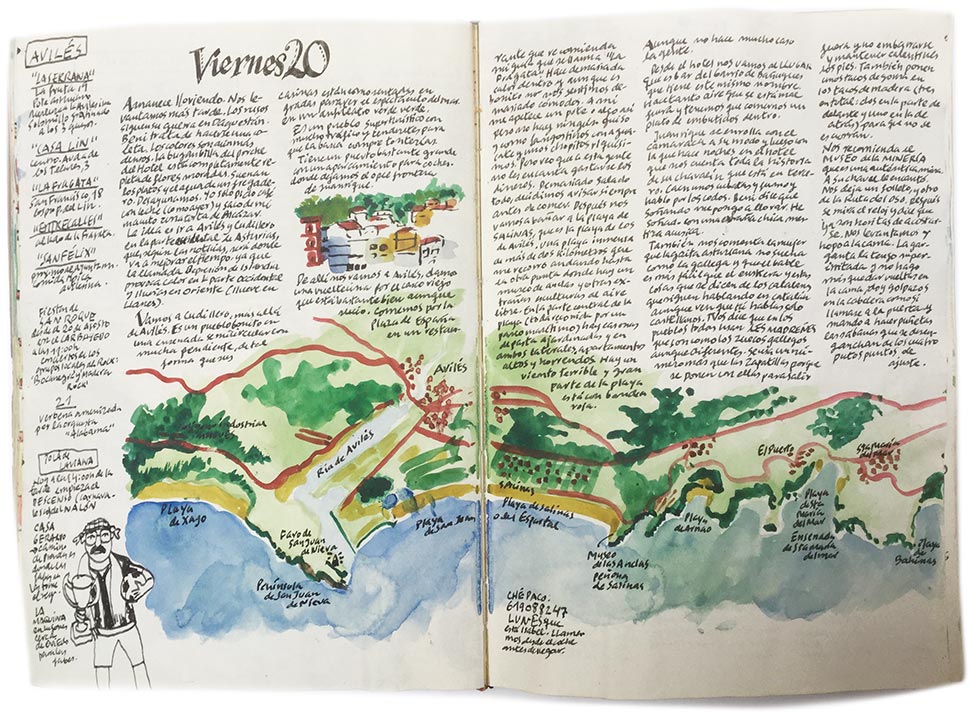 dextrangis: mapas en los diarios de los noventa