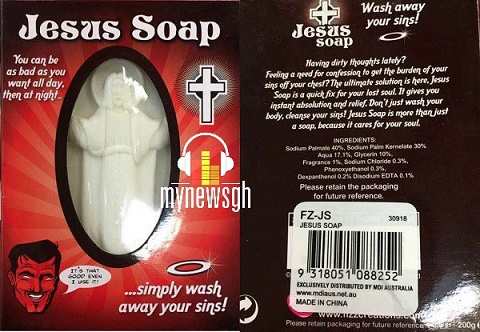 Elaborbiz360: Jesus Soap that ‘washes away one’s sins’ hits Ghana
