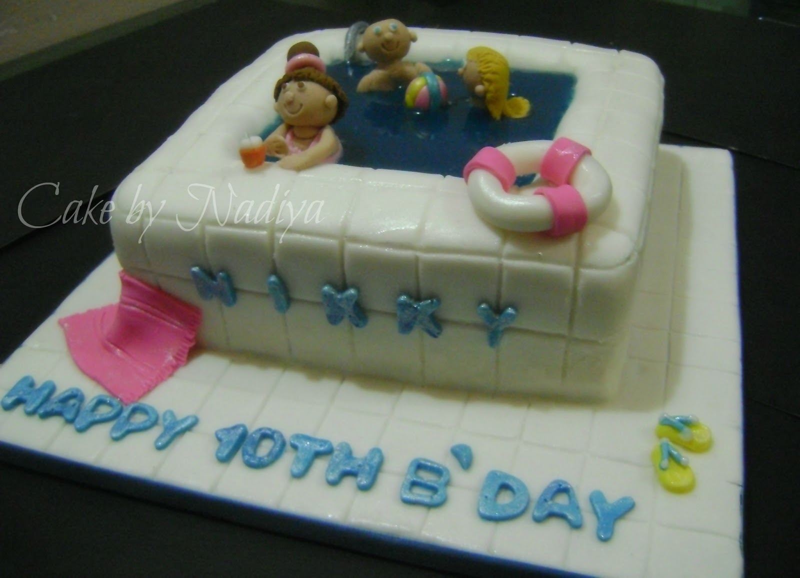 Nadiya's Tastes Of Maldives: Swimming Pool Chocolate Cake