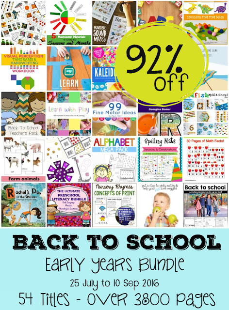 Back to School Bundle Sale | Totschooling - Toddler, Preschool ...