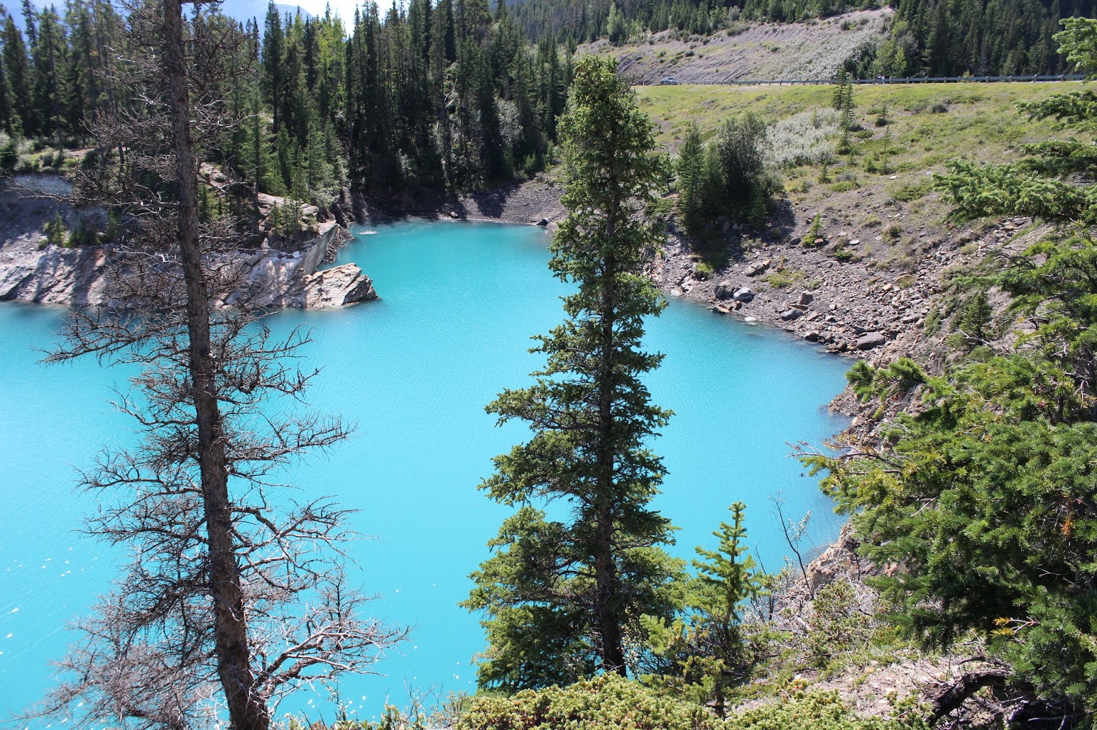 Cliff Jumping at the Mermaids Lagoon; Abraham Lake | Out Of The Nest ...