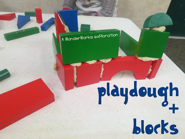 WonderWorks: Blocks + Playdough : library makers