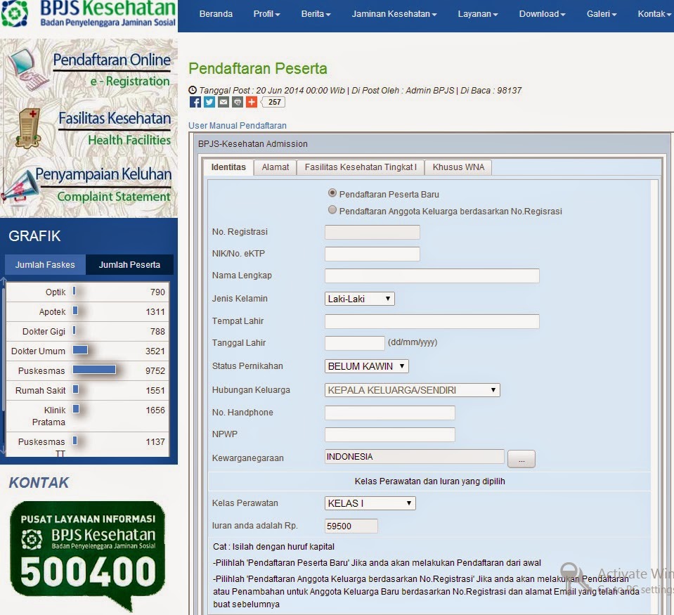 Daily Ucrit: Pendaftaran BPJS Kesehatan Online