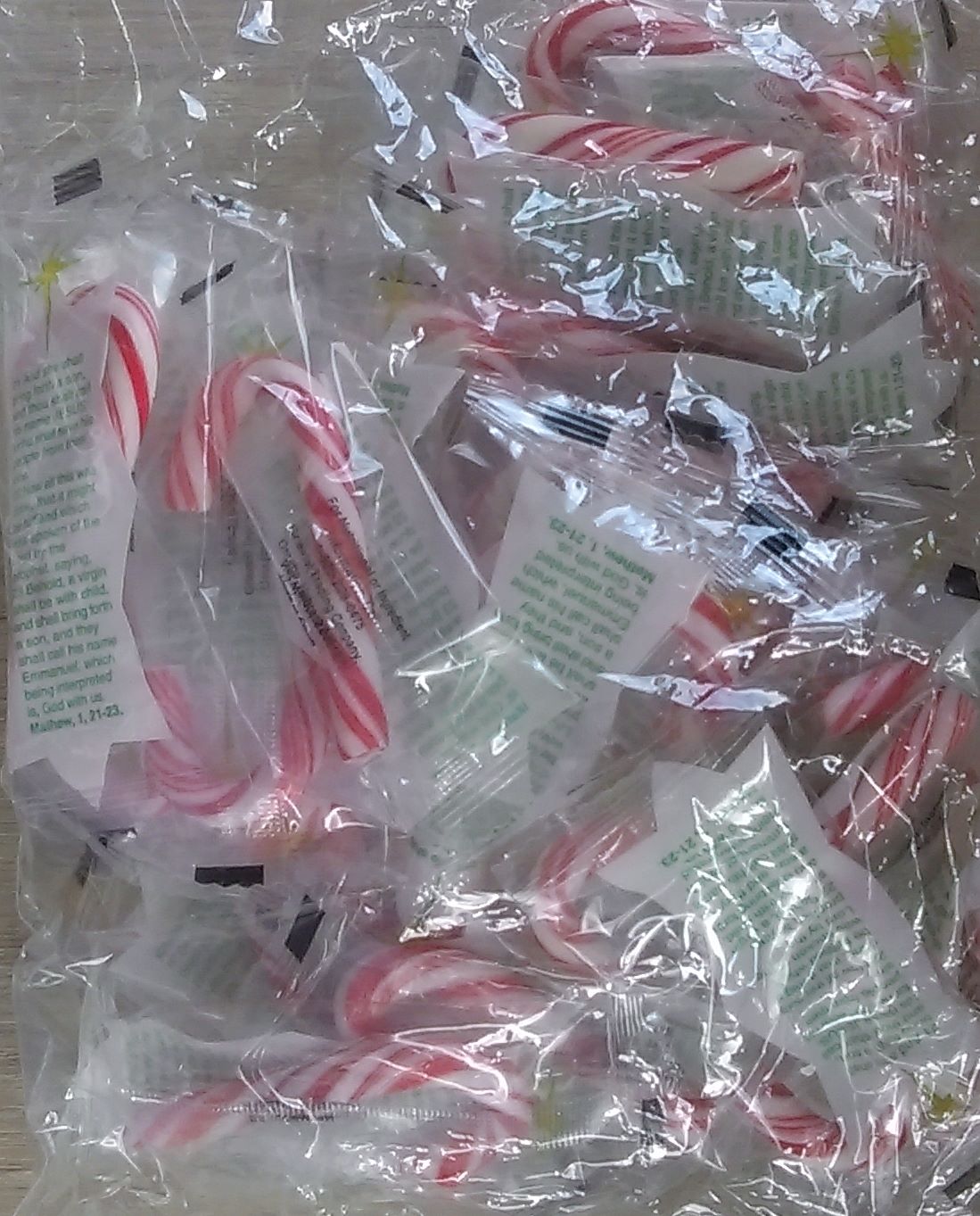 Petersham Bible Book & Tract Depot: Bible Verse Candy Canes