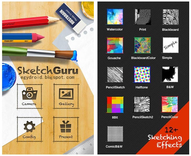 تطبيق Sketch Guru للاندرويد | ايجي اندرويد