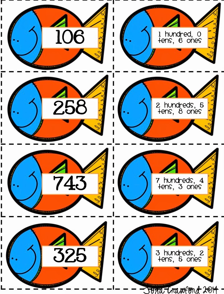 The Best of Teacher Entrepreneurs: MATH - Place Value Go Fish Bundle