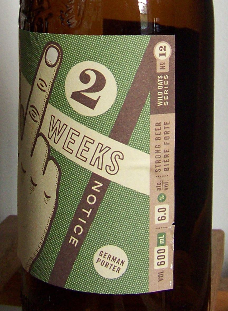 Beer Maven: 2 Weeks Notice (Wild Oats Series #12) - Beau's All Natural ...