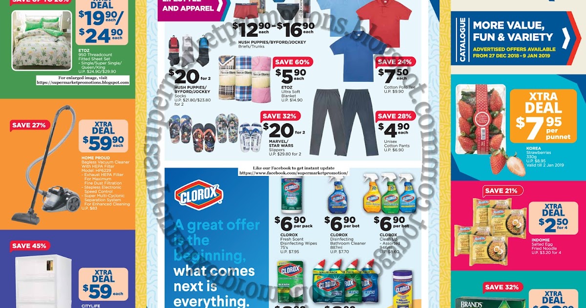 NTUC FairPrice Xtra Xtra Deals 27 December 2018 - 09 January 2019 ...