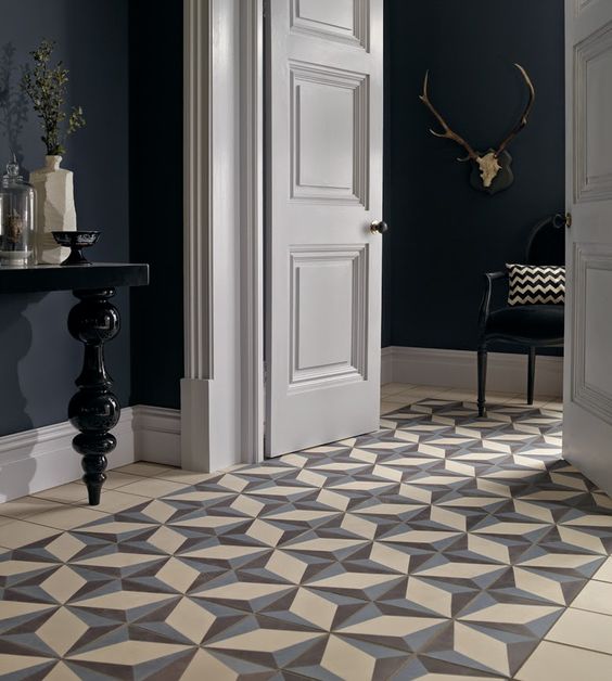 Eye For Design: Decorating With Geometric 3D Flooring.......Modern Yet ...