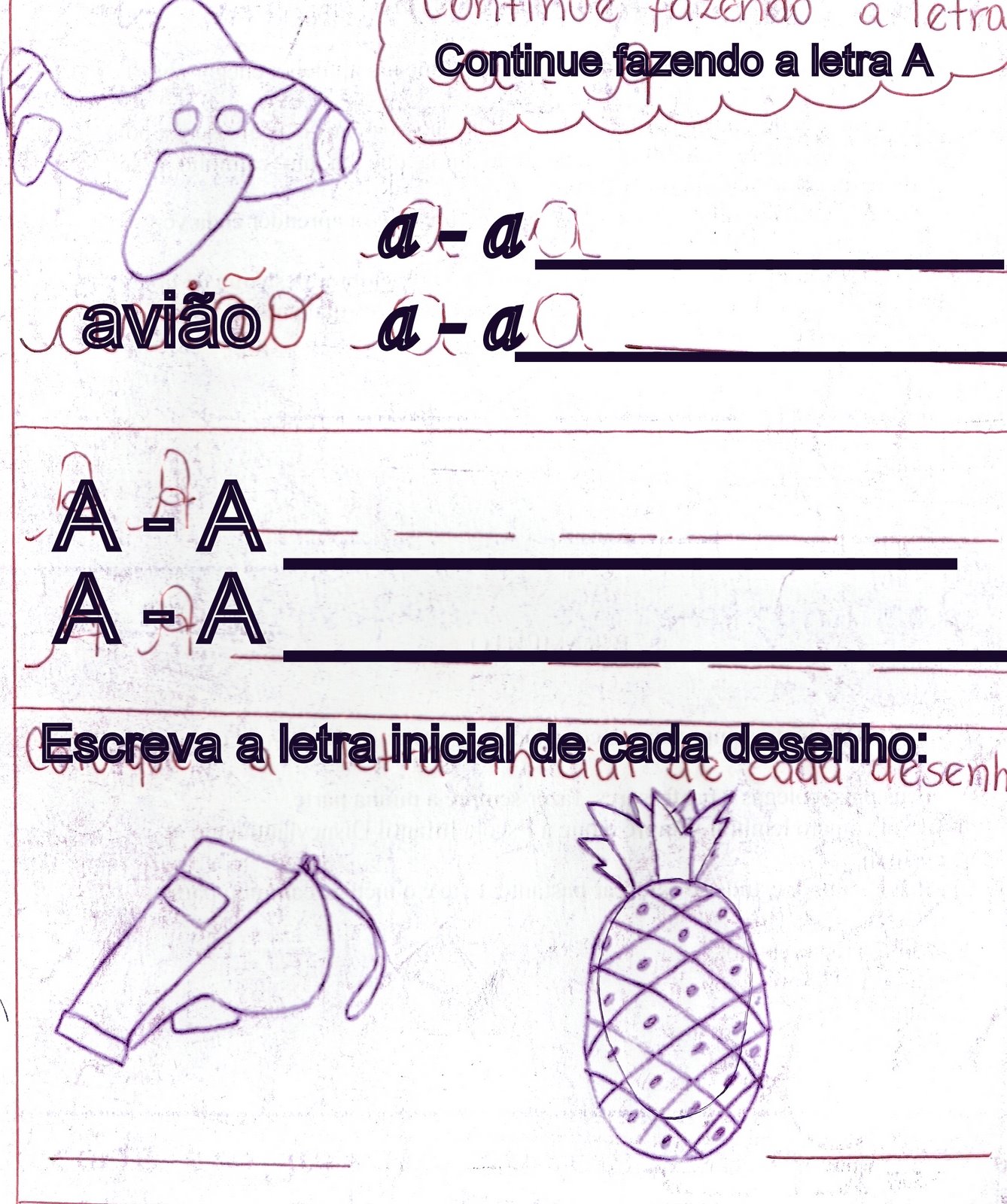 Profª Marcela - atividades: Letra A 3