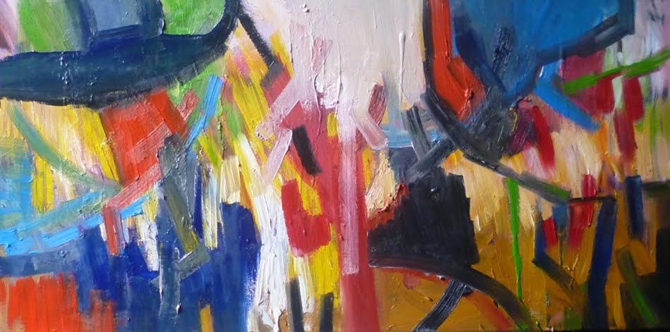 Maria Noel Caridad - Artista Visual: Triada - Técnica mixta s/tela - 60x80