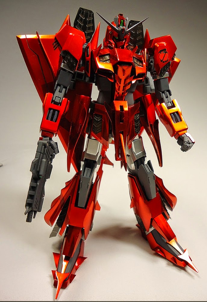 Custom Build: 1/100 Zeta Gundam "Red Snake ver." Gundam EVOLVE ver.