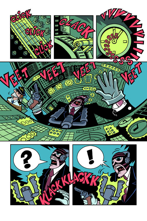Comix Rant: My Comic Book: Page 11 WIP colors