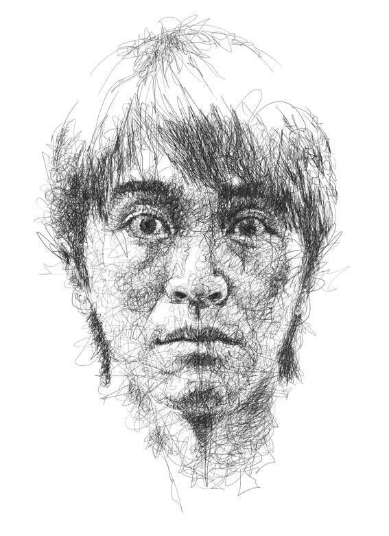 chrislongrich: Expressive Ballpoint Pen Drawings by Malaysian Artist ...