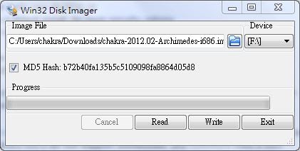 如何用 Win32DiskImager 製作 Live USB