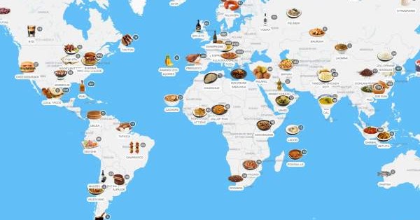 Taste Atlas: el mapa de las comidas típicas de todo el mundo
