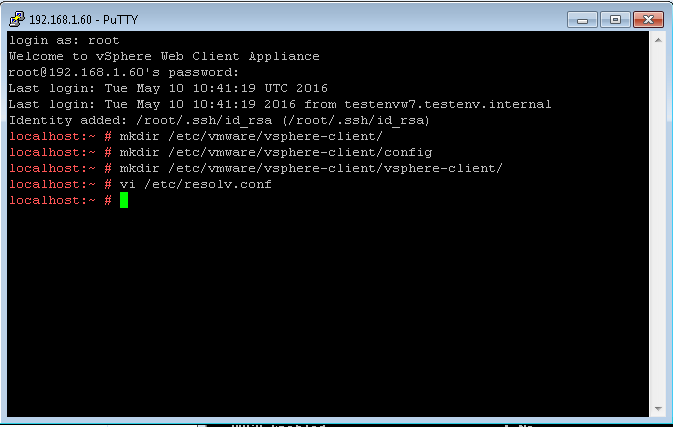 First impression of the vSphere HTML 5 Web Client using Windows based ...
