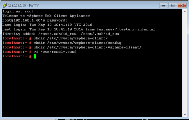 First impression of the vSphere HTML 5 Web Client using Windows based ...