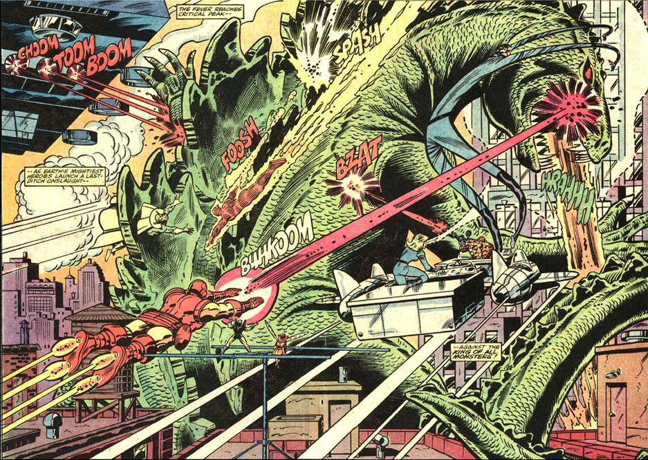 Legendary Godzilla vs Ultimate Avengers - Battles - Comic Vine