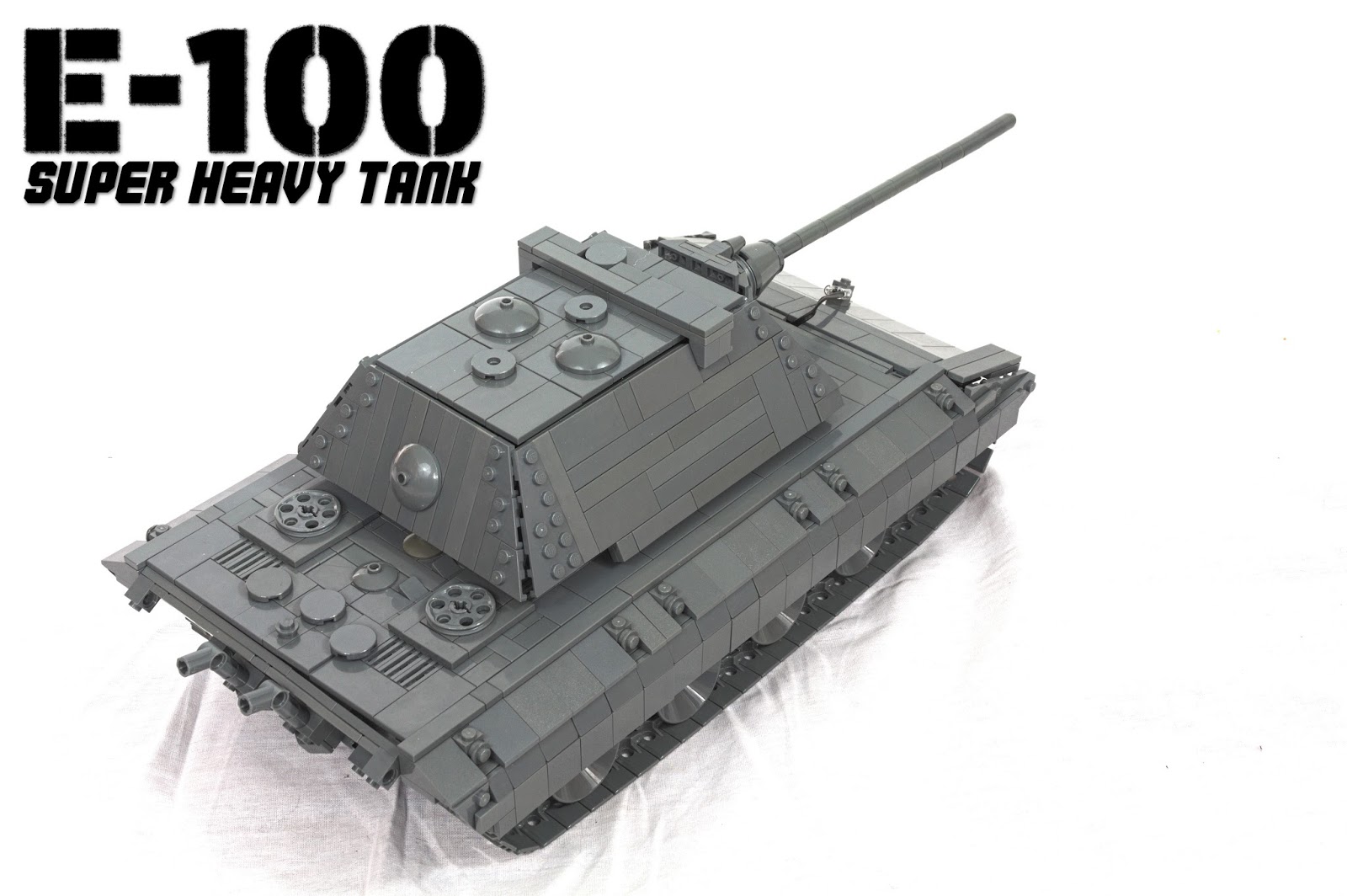 Tommy Styrvoky's MOCs: E-100 super heavy tank