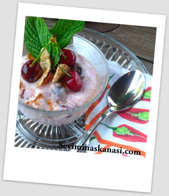 Dondurmalı Yoğurtlu Diyet Tatlı