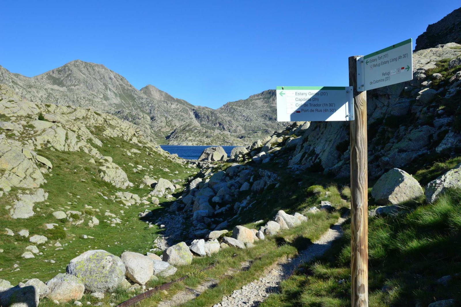 Refugi Colomina - Collada dels Gavatxos - Refugi Estany Llong - El ...