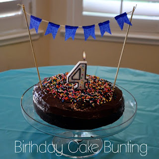 Luv and Stitches: Birthday Cake Bunting