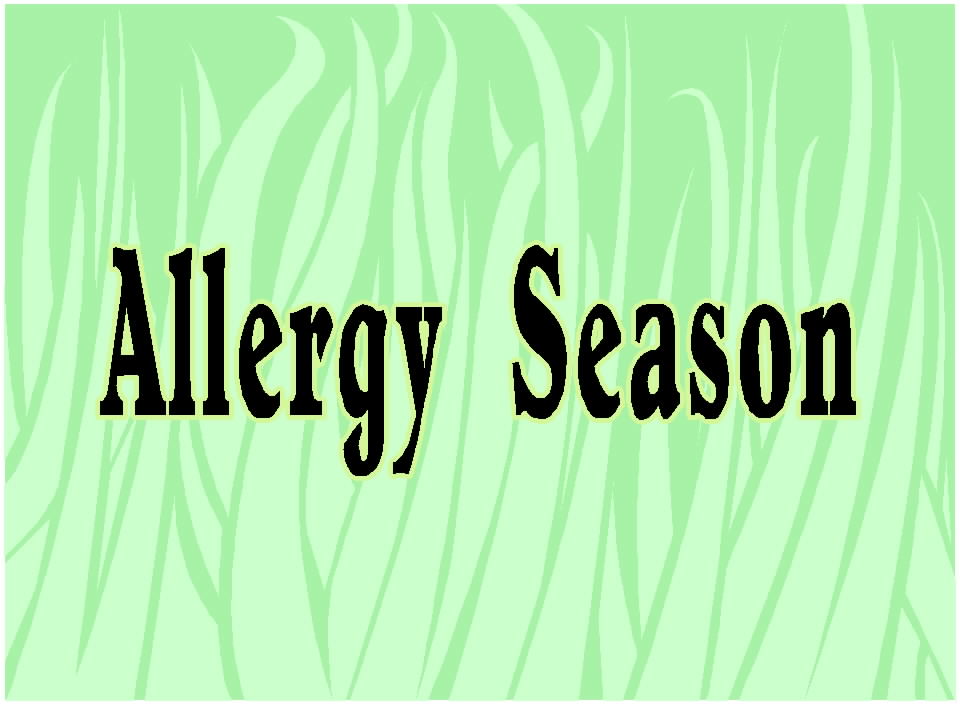 Free Posters and Signs: Allergy Season