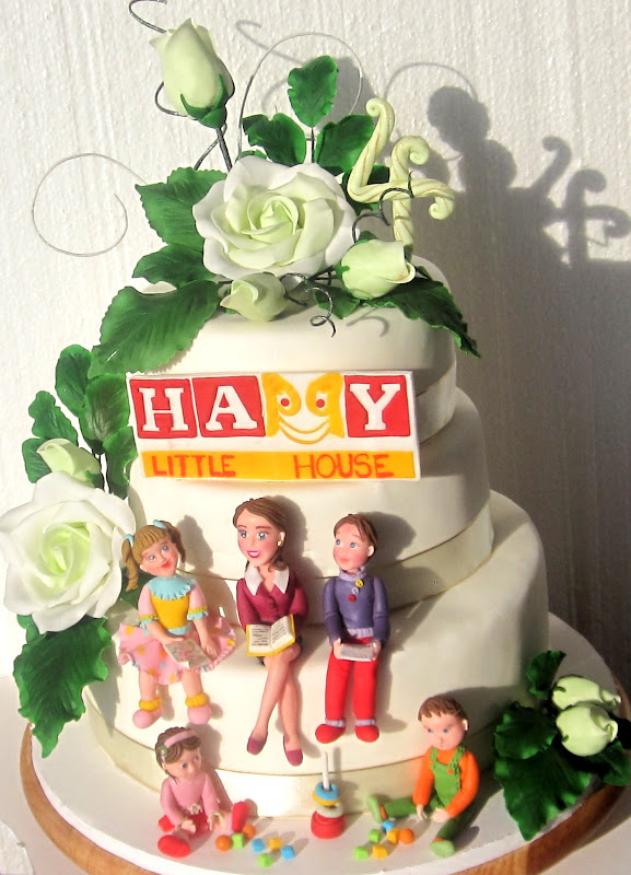 CARMEN'S ART CAKES -Bucuresti: TORT pt. Gradinita "CASUTA FERICIRII"