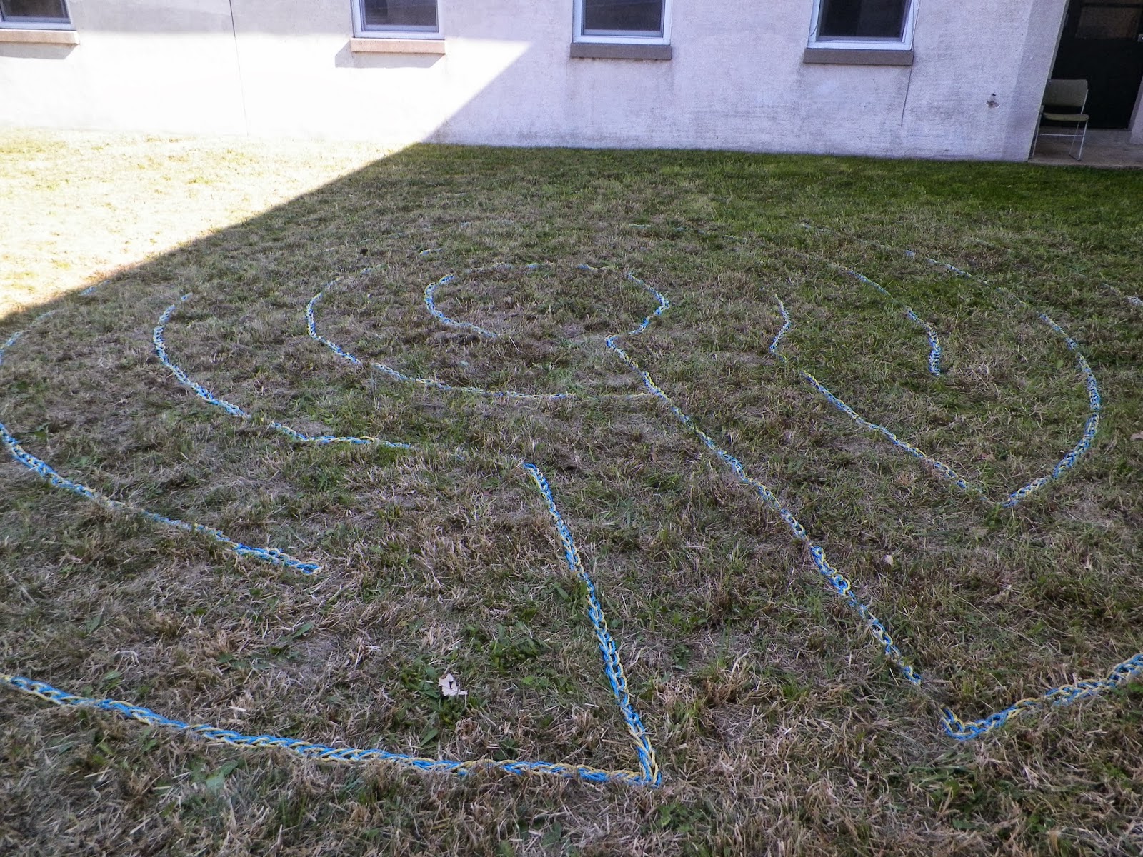 Backyard Pilgrim: Crocheted Rope Labyrinth