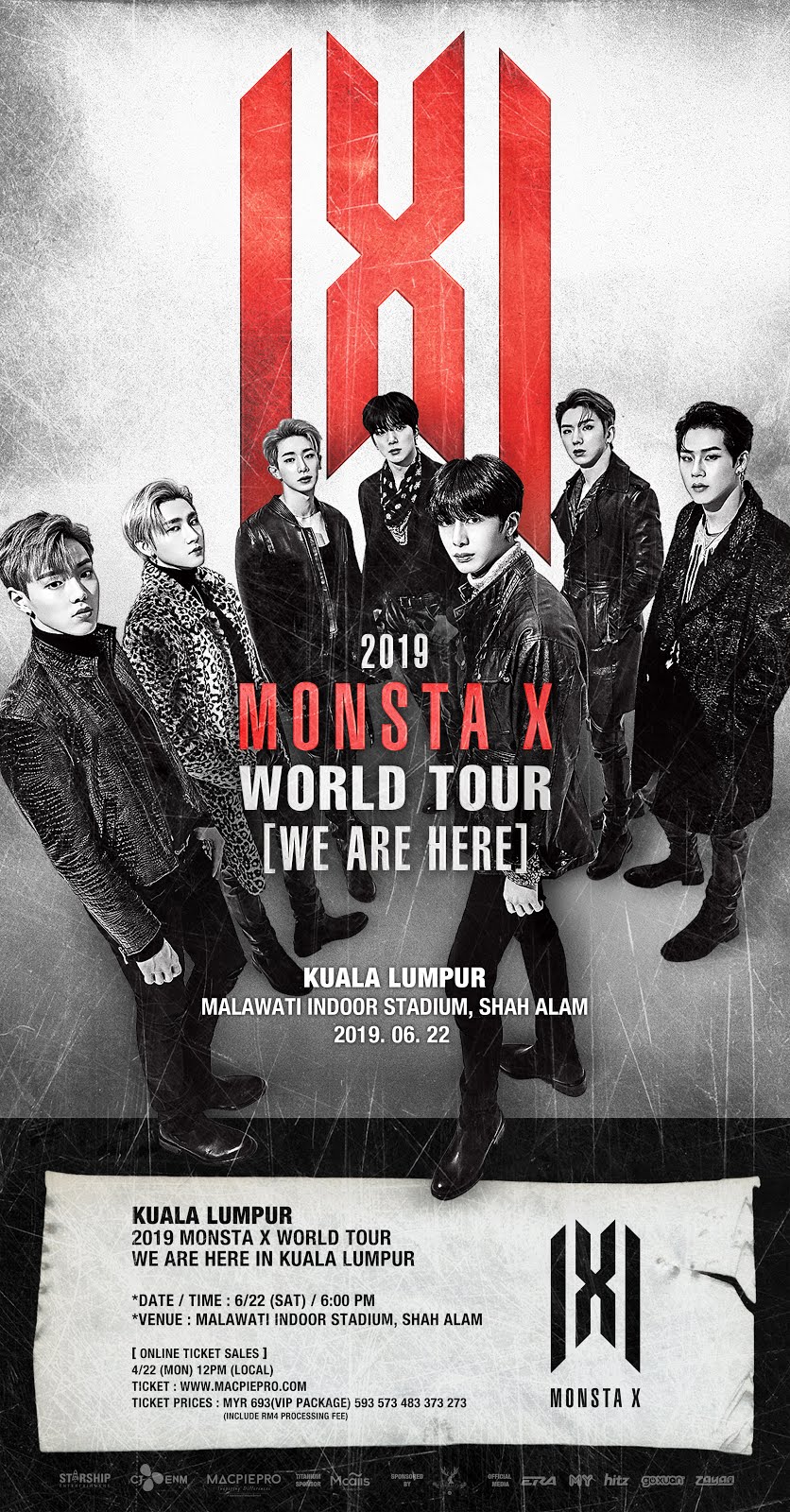 Meet MONSTA X Up Close: Hi-Touch & Send Off Pass @ 2019 Monsta X World ...