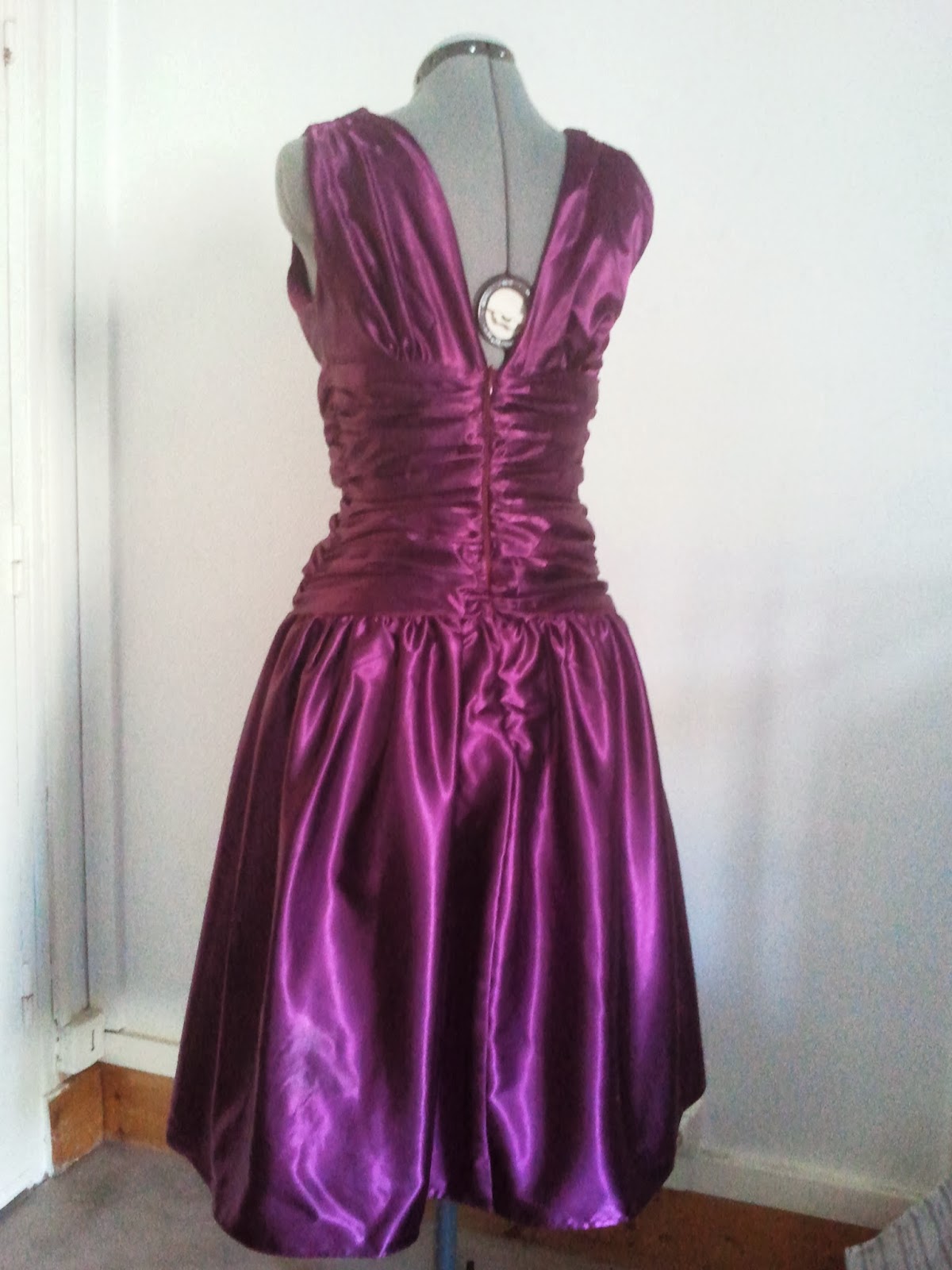 Harmony Création: Robe de soirée violette