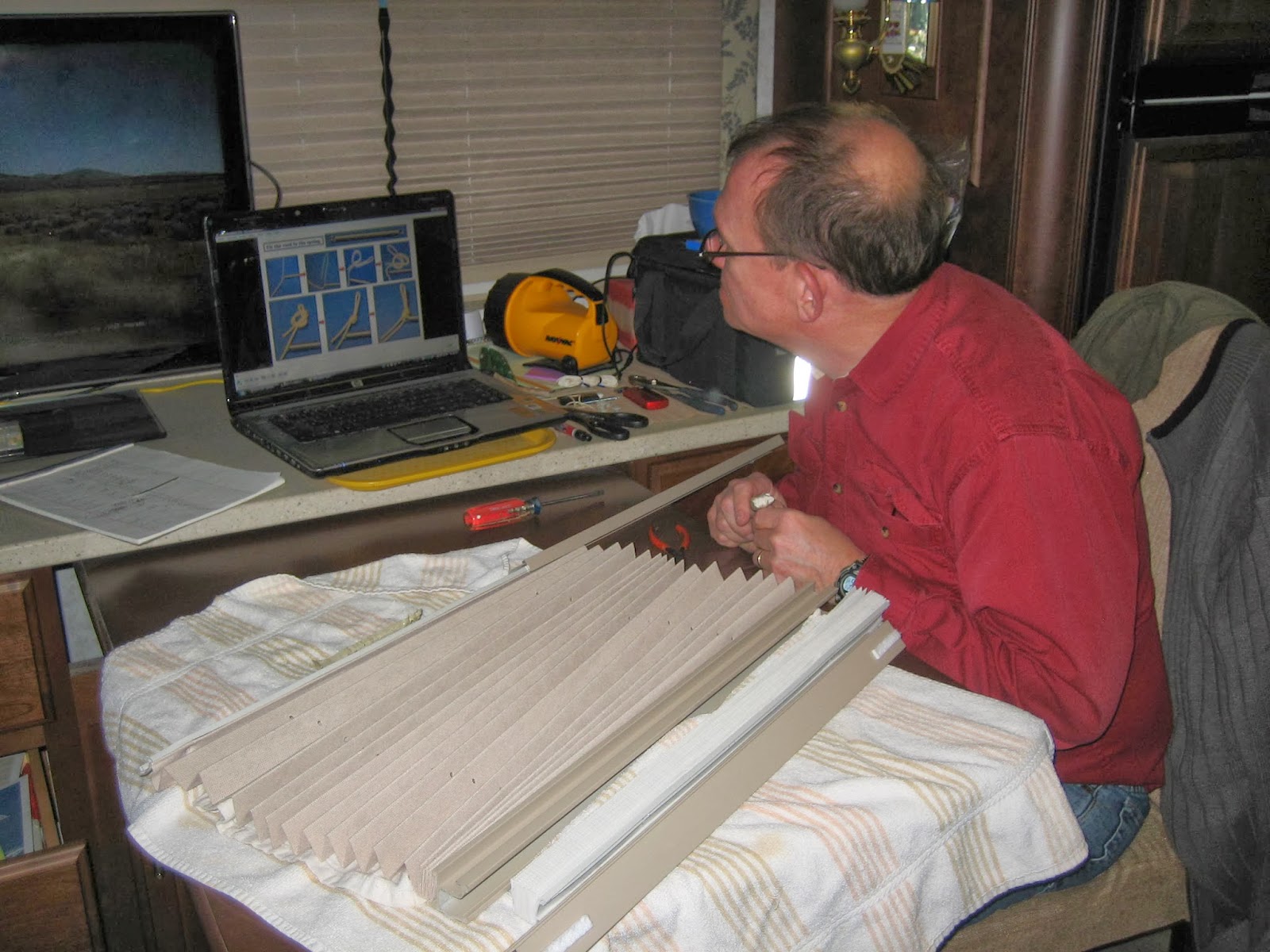 Walkabout With Wheels Blog: Our Day/Night Shade Installation at MCD ...