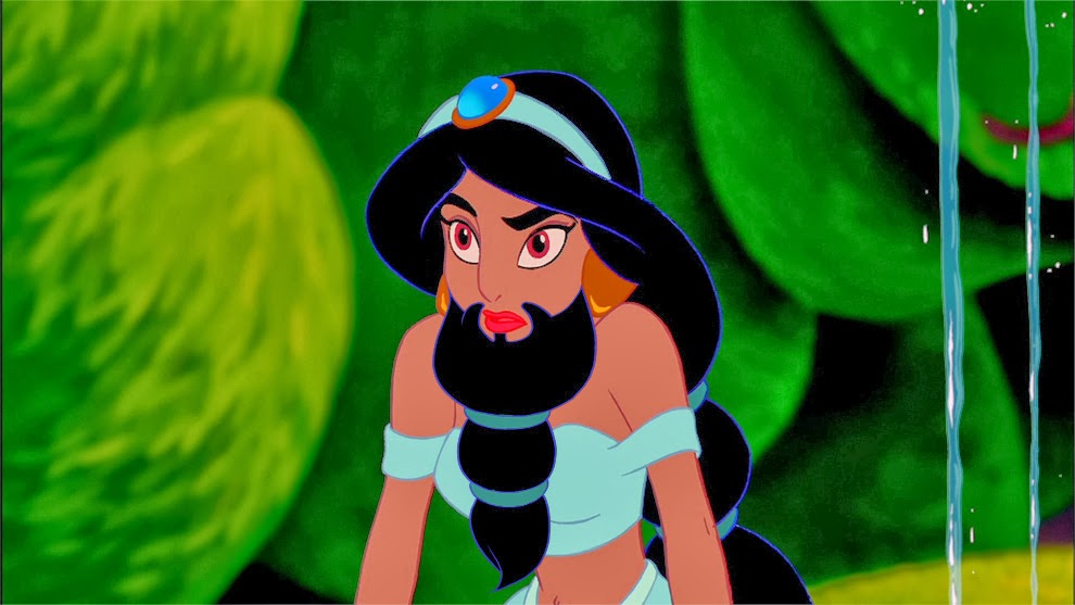 The Blog of Mark Jeffries: DISNEY PRINCESSES WITH BEARDS